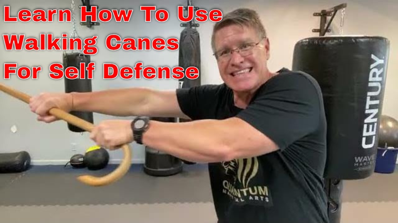How To Use Walking Canes For Self Defense - Beginner Self Defense cane ...