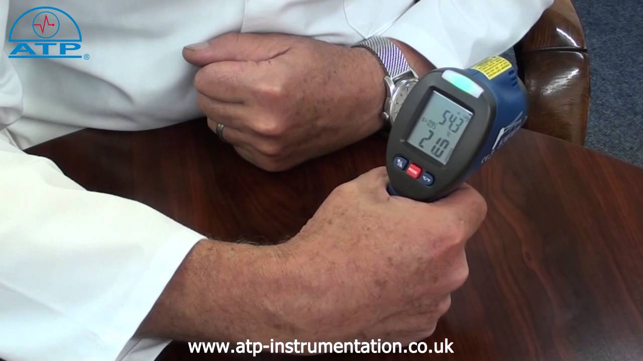 HT-8663 Dual Laser Infrared Thermometer | ATP Instrumentation - YouTube