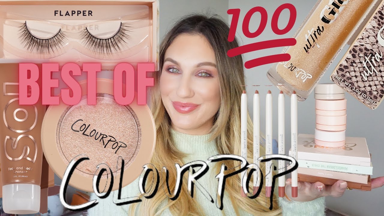 BEST OF COLOURPOP 2021 + HOLY GRAIL FAVES - YouTube