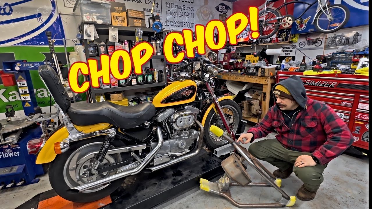 Chopper Build & Giveaway Bike Ep1 The Plan... - YouTube