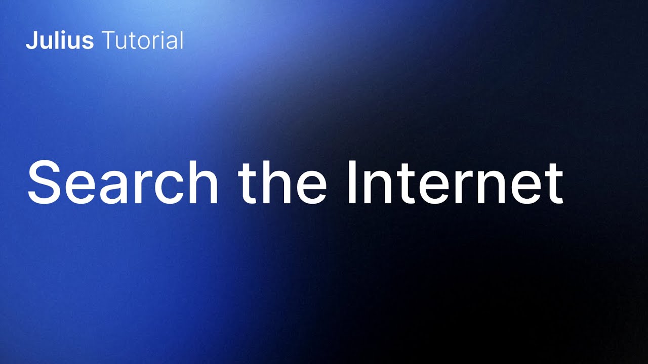 How to search the Internet - YouTube