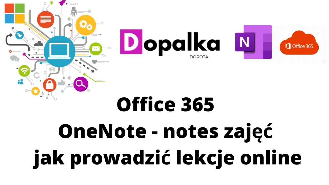 Office 365 OneNote notes zajęć jak prowadzić lekcje online - YouTube