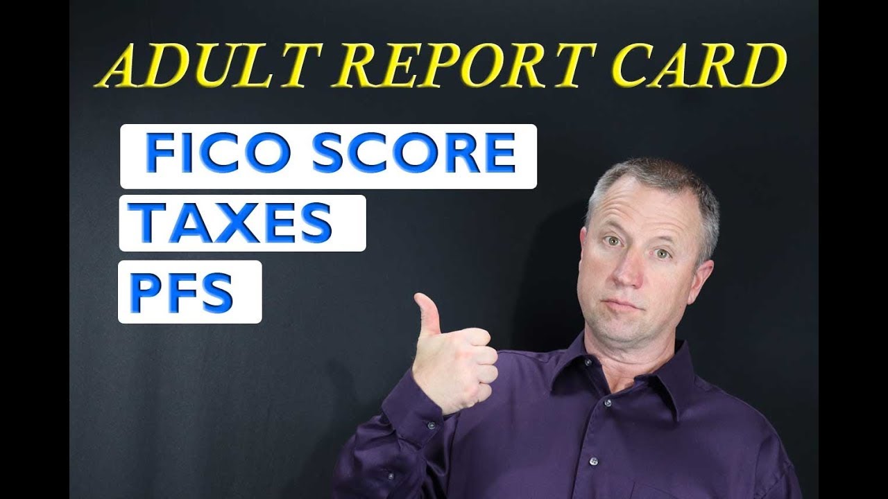 Your Adult Report Card! Your Financial Statement! - YouTube