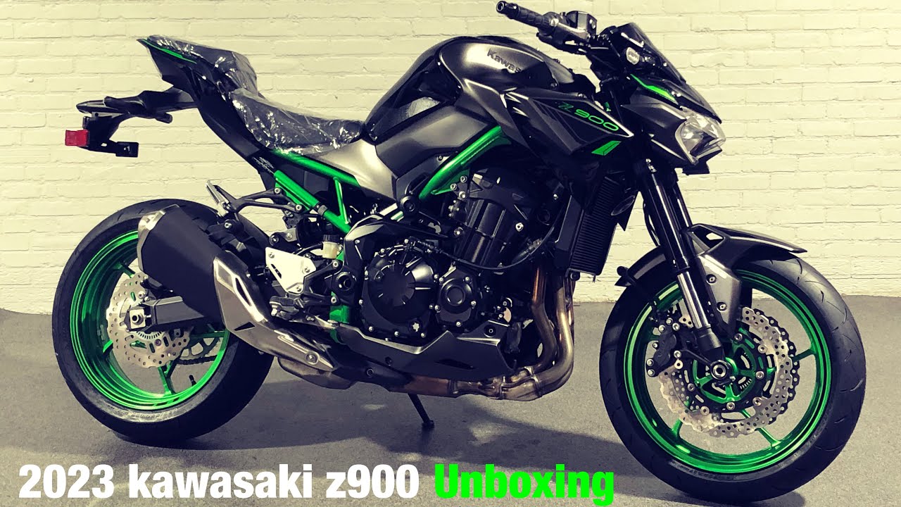 2023 kawasaki z900 unboxing video - YouTube