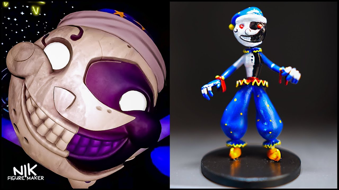 FNAF 🌙 Making Moon Sculpture Five Nights at Freddy's: Security Breach ...