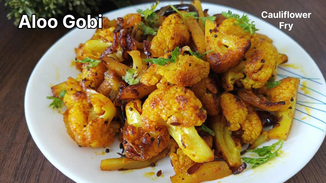 Aloo Gobi Fry | Cauliflower & Potato Fry Recipe | Simple & easy Recipe ...