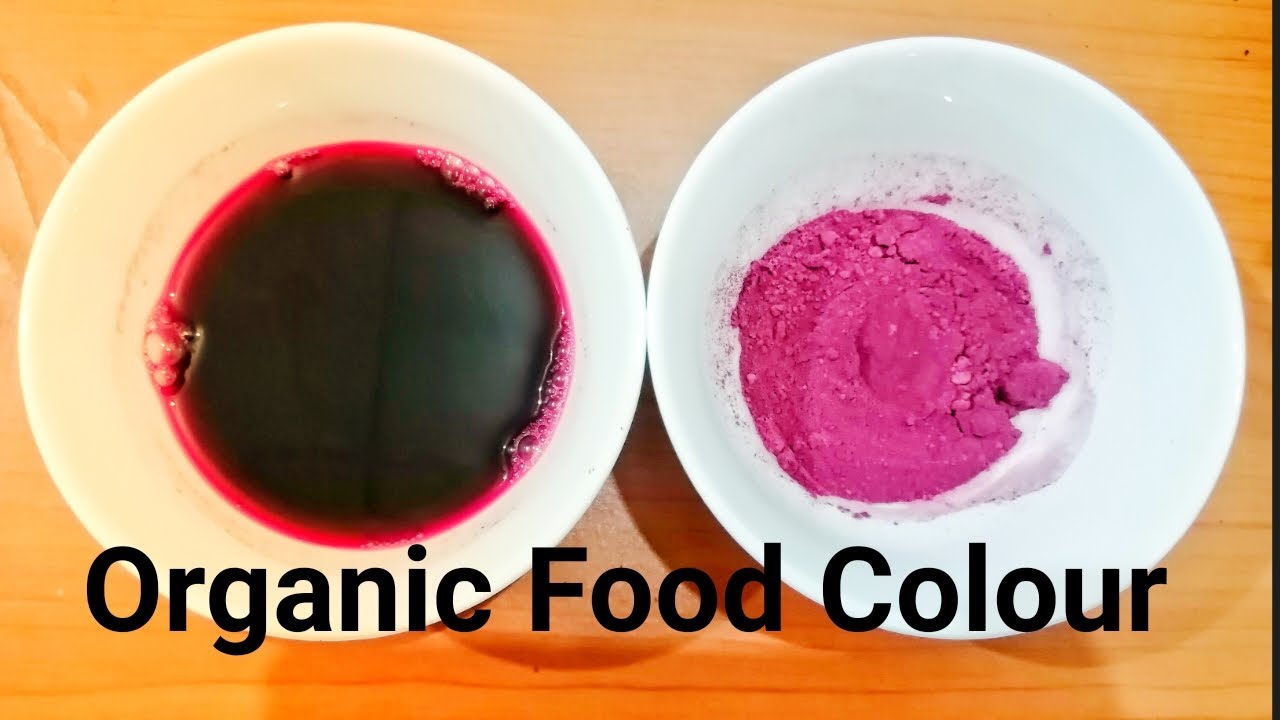 Home Made Food Colour/ Organic Food Colour - YouTube