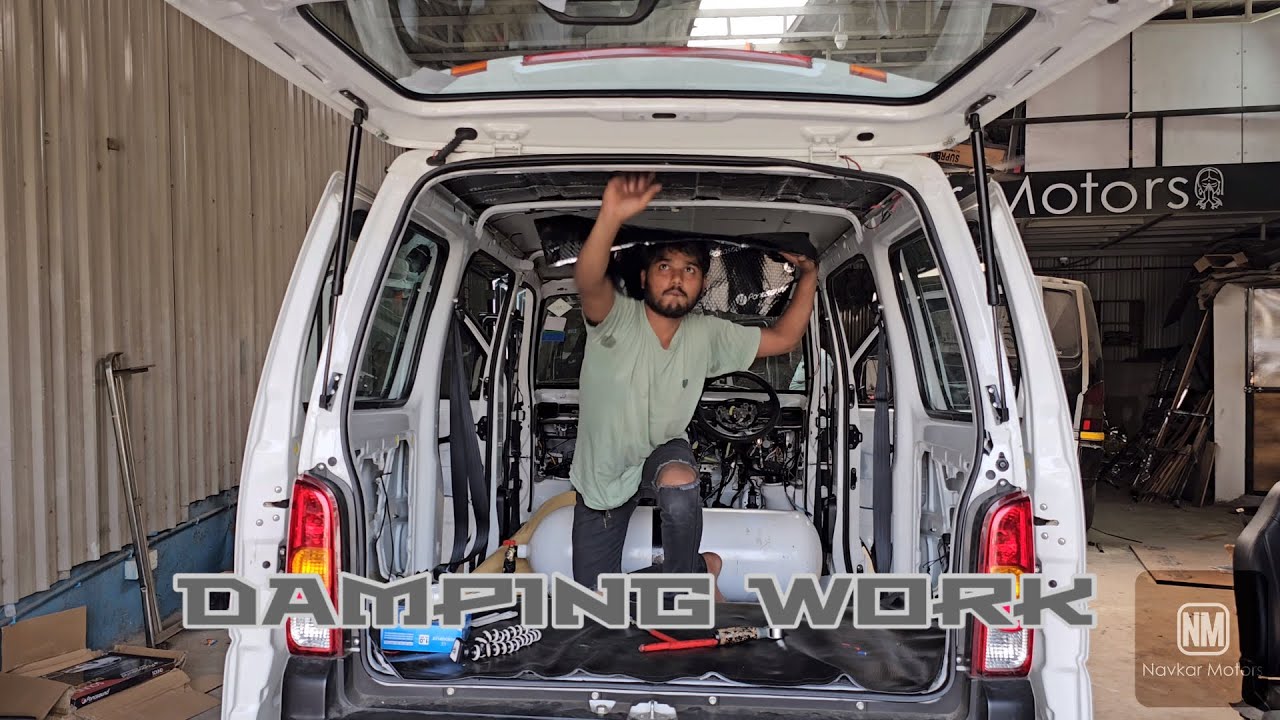 First time in Navkar Motors Official || Damping for Maruti eeco bs6 ...