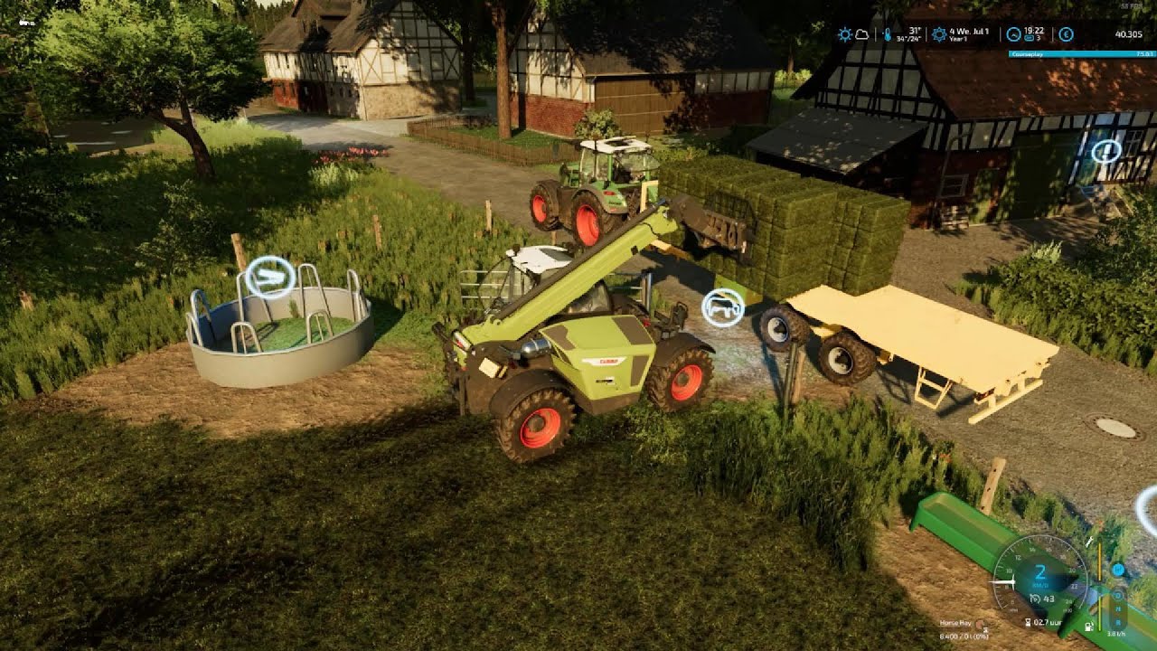 FS22 TerraLife Eifel /more horse work /Eps11 - YouTube