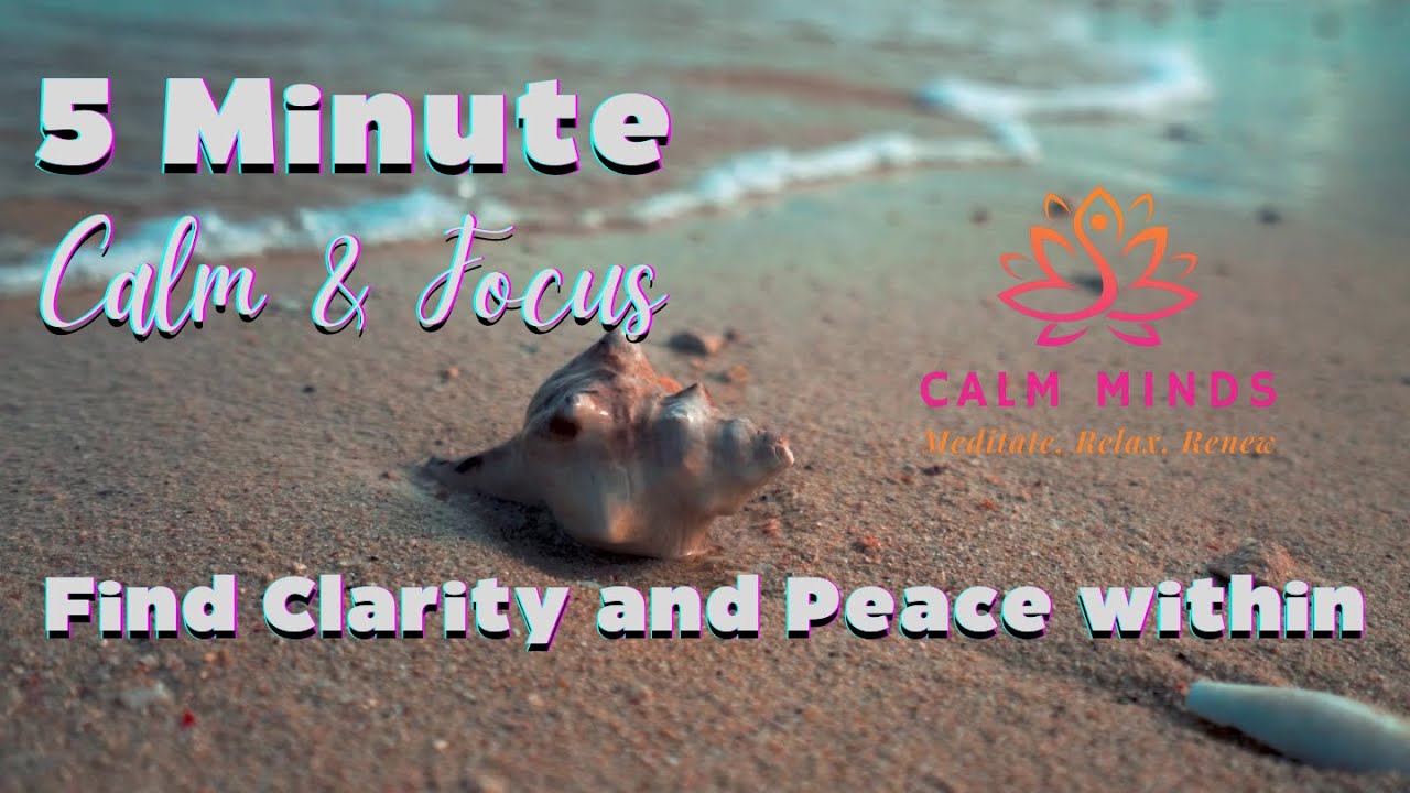 5 Minute Calm and Focus Meditation | Quick Morning Reset for Clarity 🌞 ...