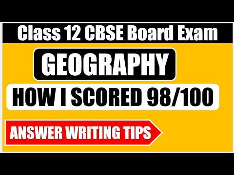 Class12 geography answer writing tips I topper tips paper presentation ...