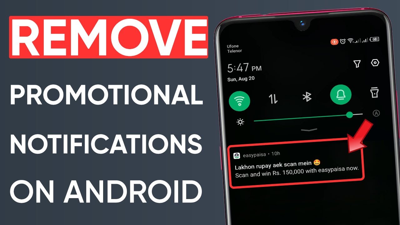 Turn OFF/Block Promotional & Ads Notifications from Any Android App | AUR TechTips - YouTube