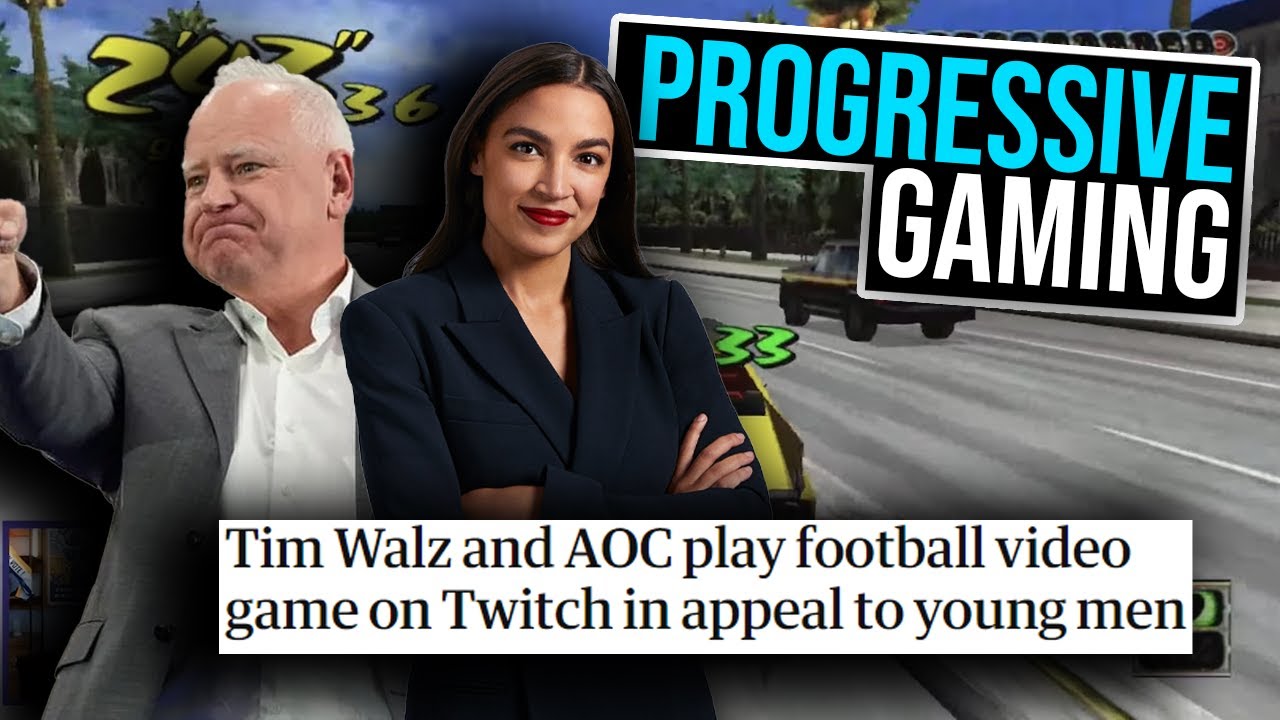 AOC & Tim Walz Streaming Games On Twitch Is Peak Politics - YouTube