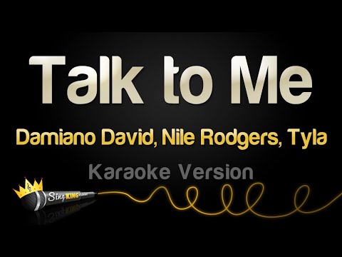 Damiano David, Nile Rodgers, Tyla - Talk to Me (Karaoke Version)