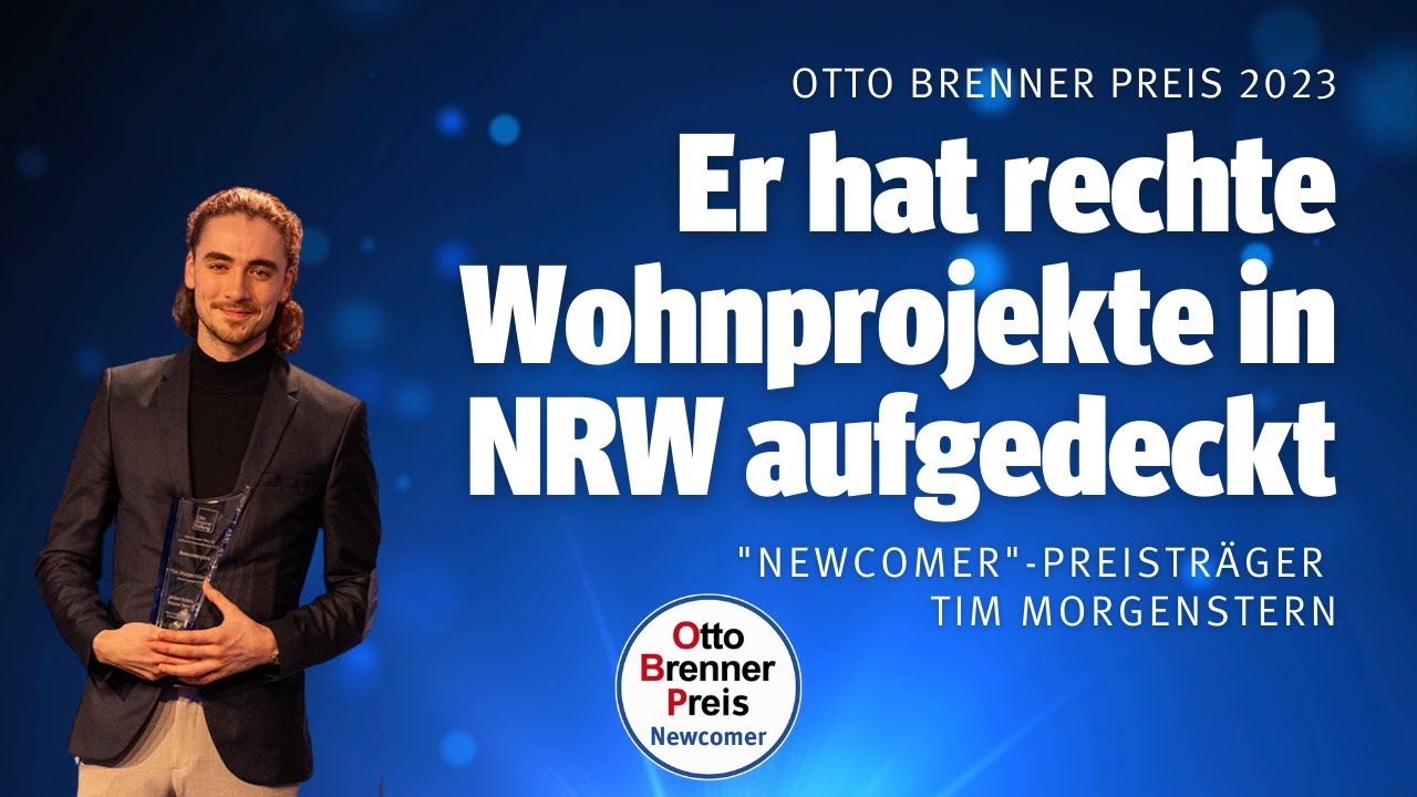 Preisverleihung 2023: Tim Morgenstern erhält Newcomerpreis - YouTube
