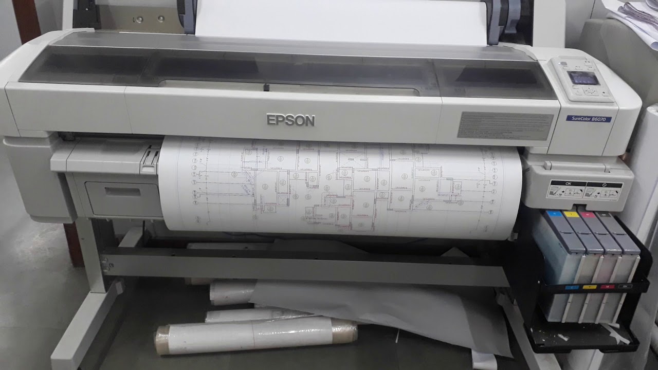 Epson Ink Tank Plotter SC- B6070 44 Inch call :- 9460135130 - YouTube