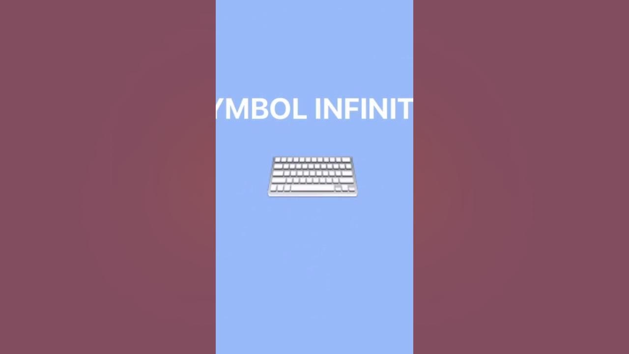 Symbol Infinity 2.0 ∞ Cute Kaomoji, Special unicode characters, Emoji ...