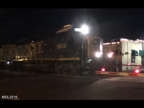 HD: CSX 6929 leads CSX W051-10 in Marietta, GA - YouTube