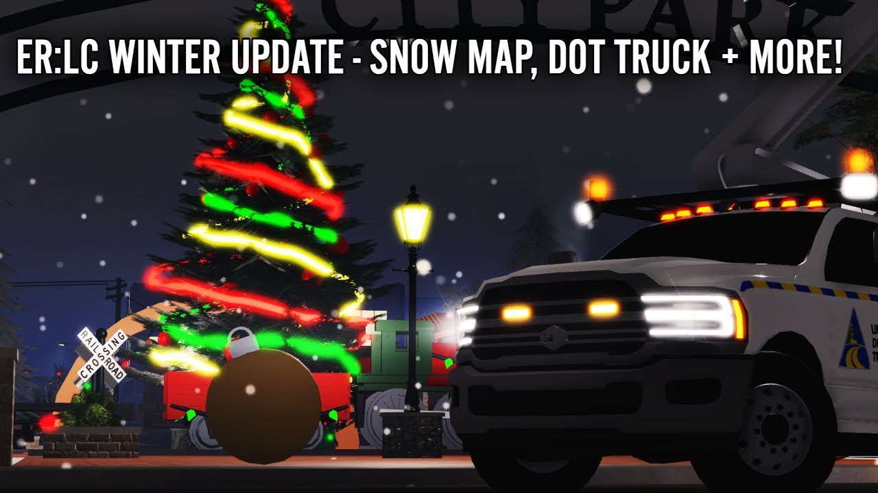 ER:LC Christmas update - Winter map, Bucket truck, LEO vehicle + MORE ...