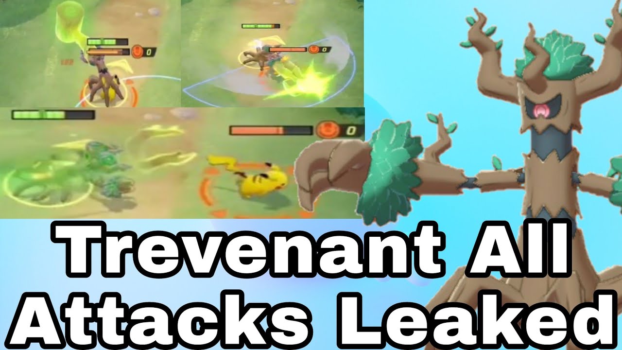 Trevenant All Attacks Leaks - Moveset Details -Evolution and ...
