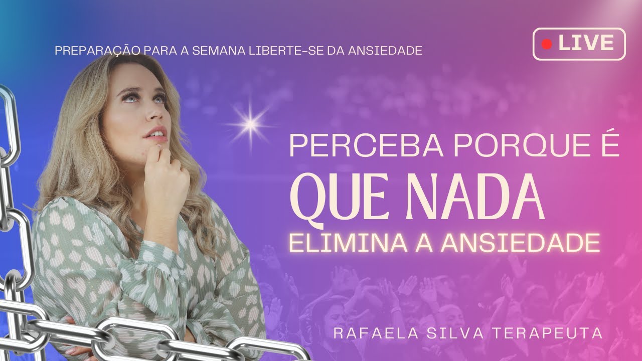 Perceba porque é que NADA elimina a ansiedade - YouTube