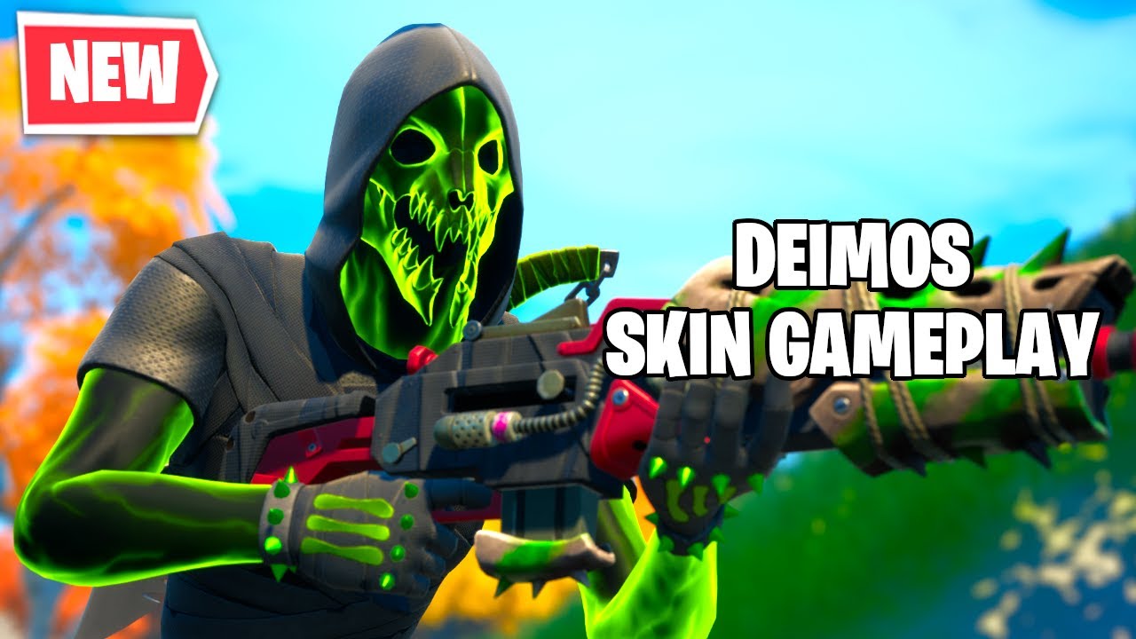 *NEW* DEIMOS SKIN GAMEPLAY - FORTNITE MAY CREW PACK - YouTube