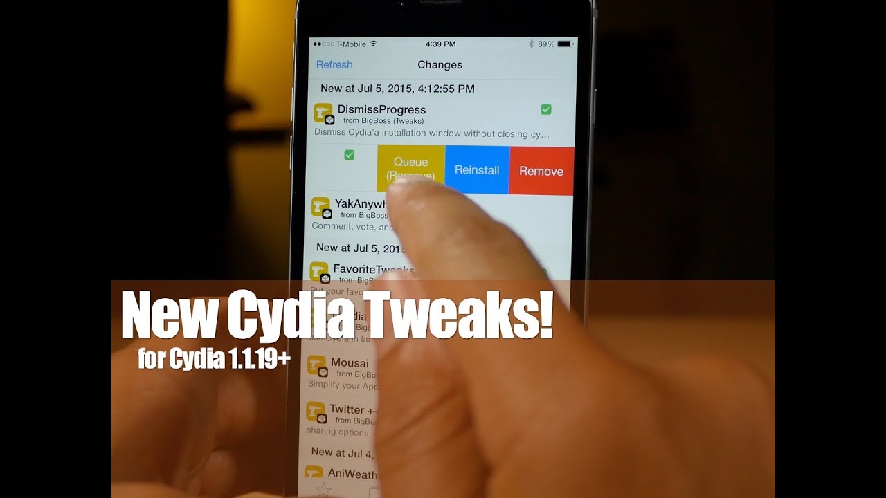 New Cydia Tweaks - an improved Cydia experience? - YouTube