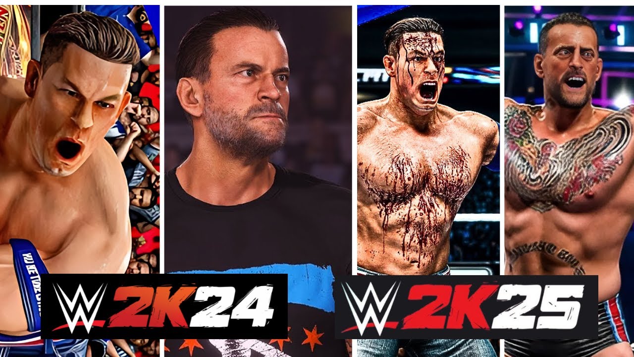WWE 2K25 vs. WWE 2K24: Key Details and Enhancements - YouTube