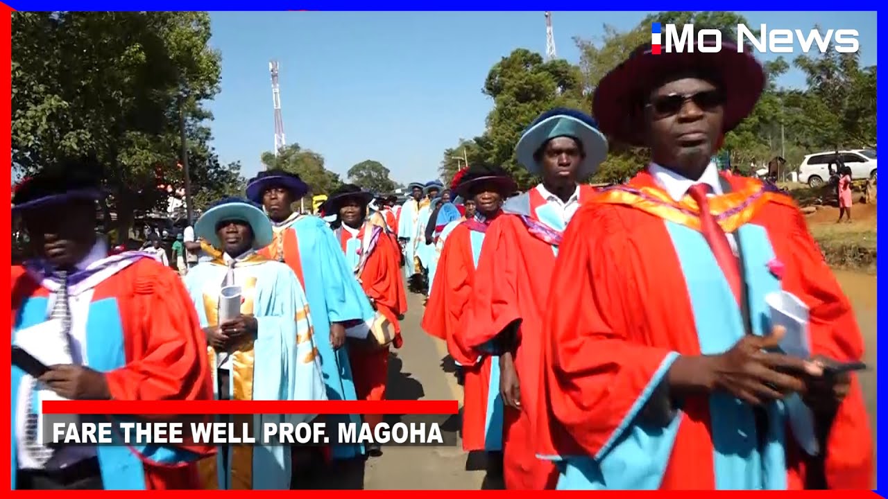 How Professors Escorted The Body of the Late Prof. Magoha In Gem Siaya ...