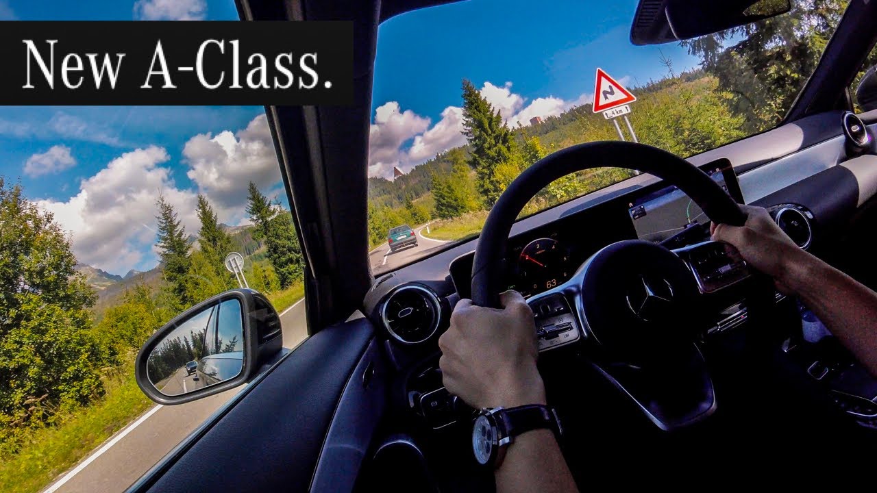UPHILL MOUNTAIN DRIVE! | 2019 MERCEDES A CLASS AMG LINE - YouTube