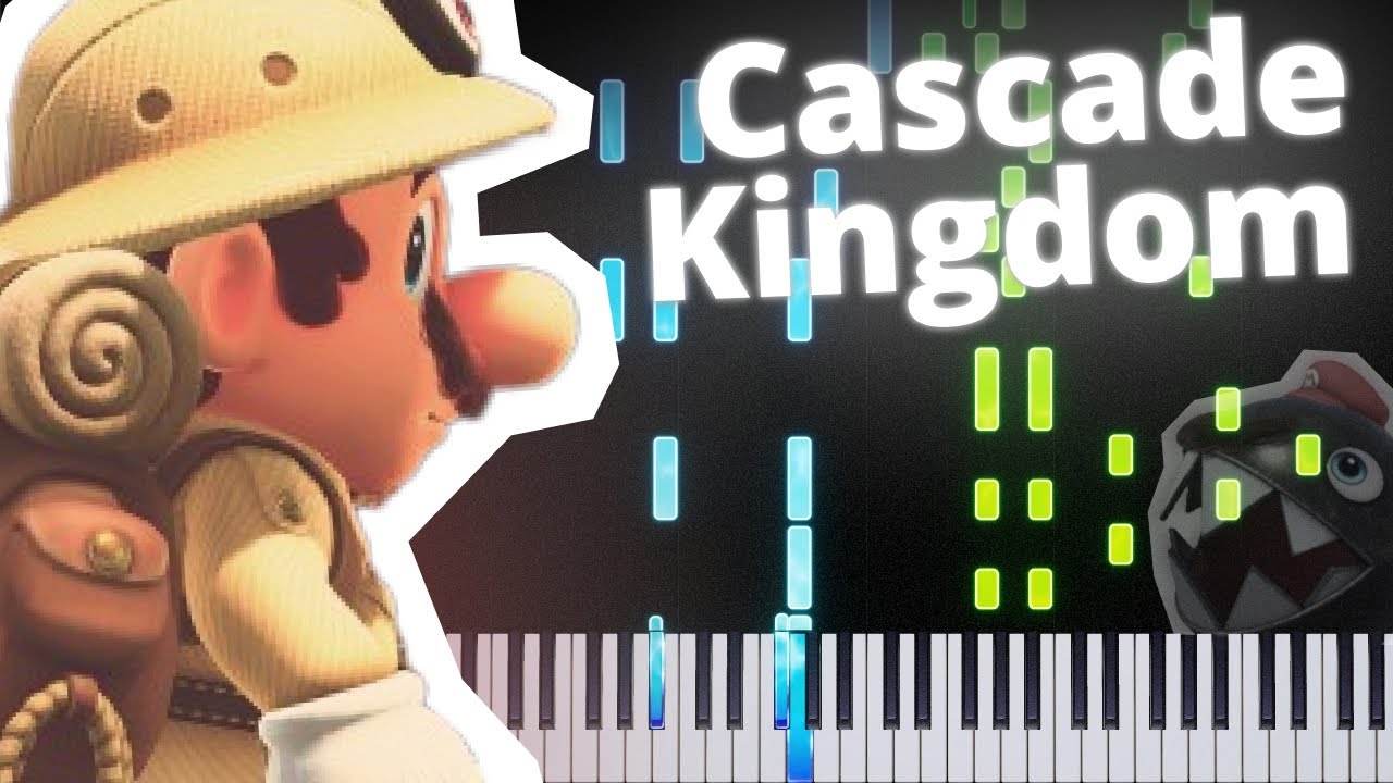 Fossil Falls // Cascade Kingdom - Super Mario Odyssey (Piano Tutorial ...