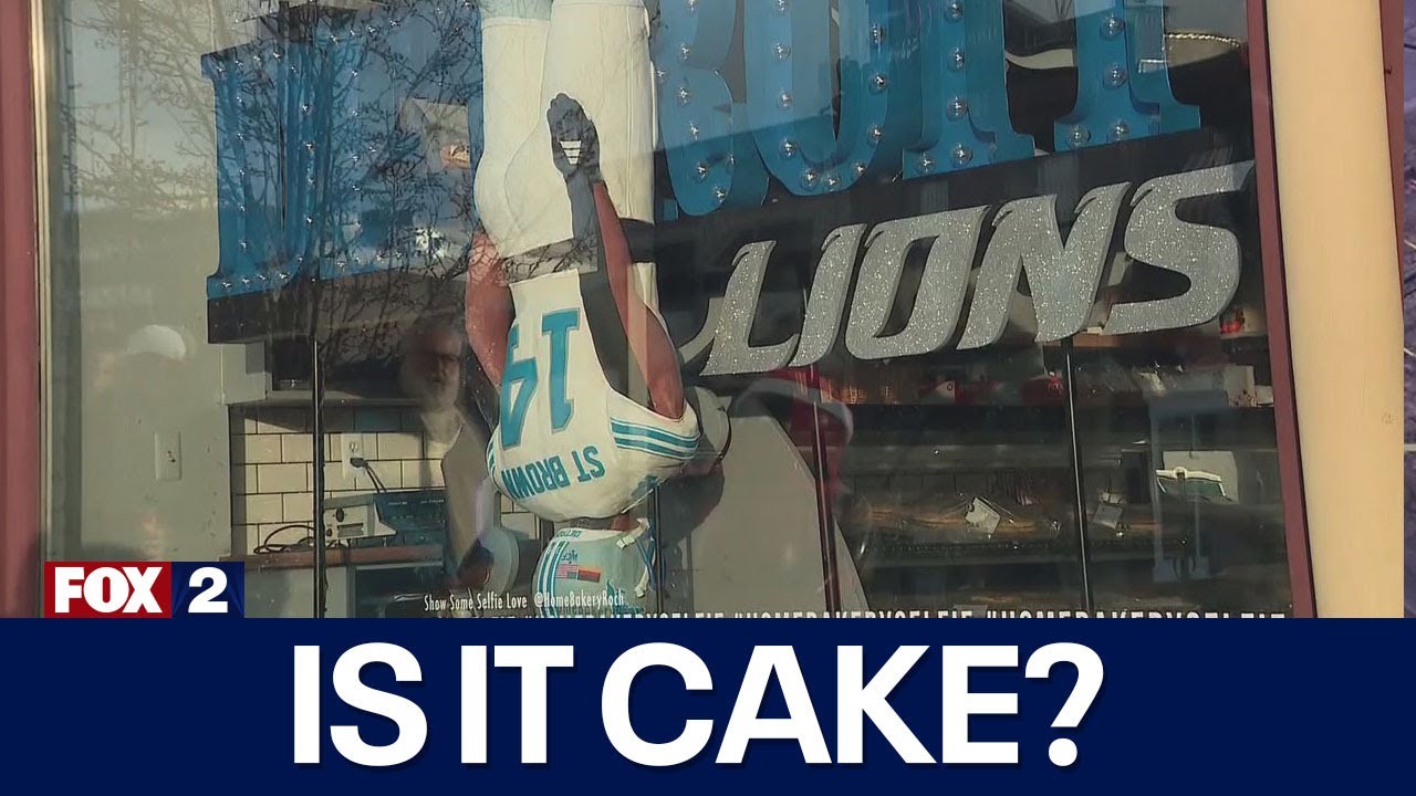 Is it cake? Bakery turns Amon Ra St. Brown touchdown celebration into ...