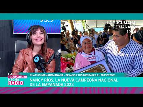 Nancy Ríos, campeona nacional de la empanada - YouTube