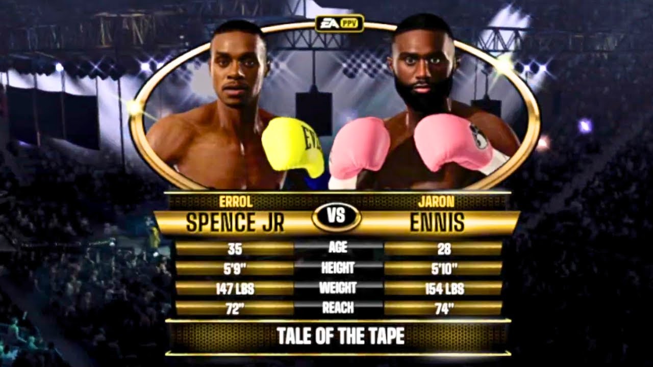 Errol Spence Jr vs Jaron Ennis FULL FIGHT | Fight Night Forever AI ...