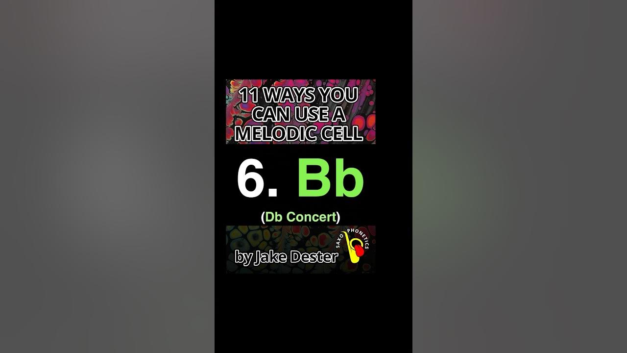 6. V7 I's ↓ the Key of B-flat (D-flat Concert) #saxophonelessons #jazzvocabulary #251 - YouTube