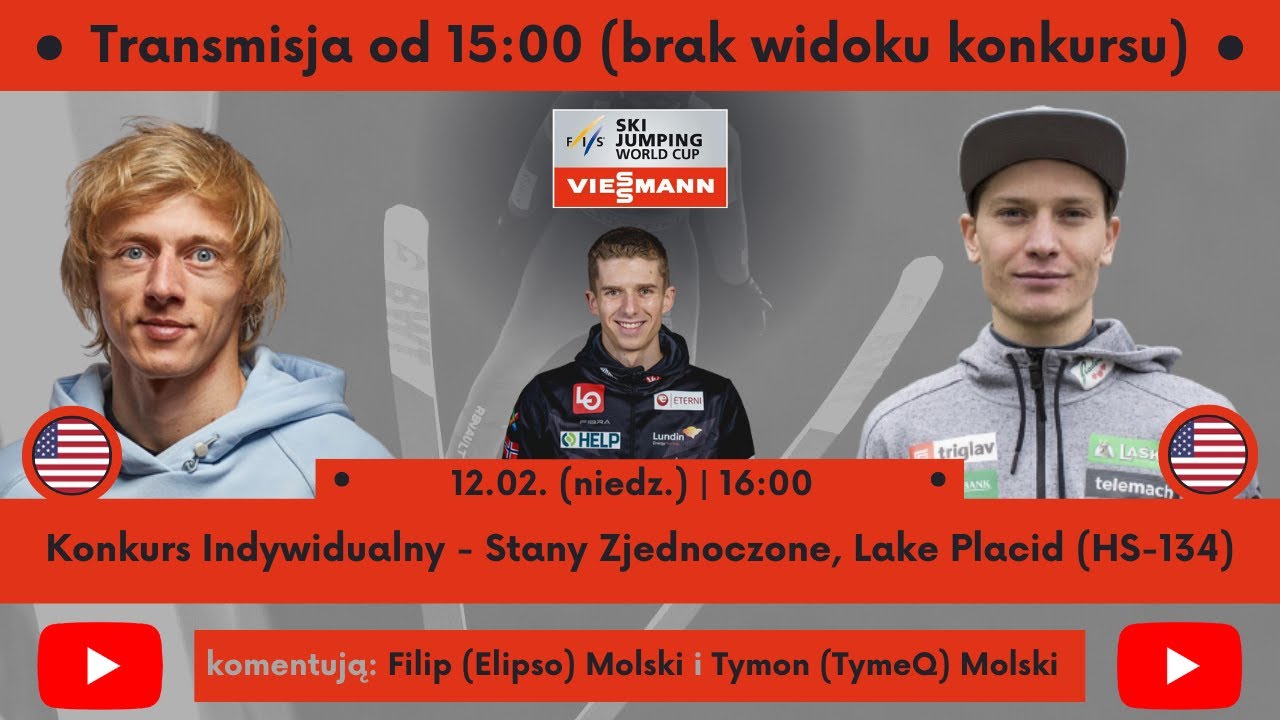 Konkurs Indywidualny - Stany Zjednocz., Lake Placid🇺🇸 (HS-134)⚪🟡🔵 * 12. ...