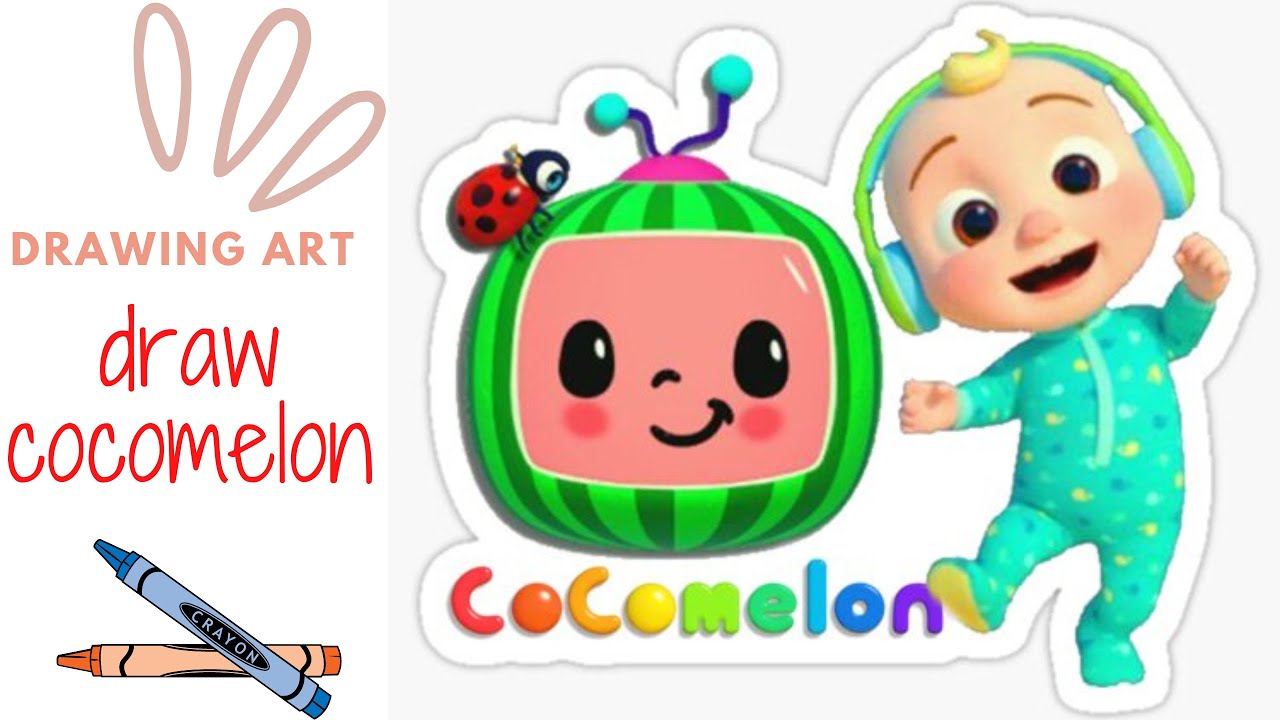 drawing the cocomelon step by step with me for kids ! | learn to draw ...