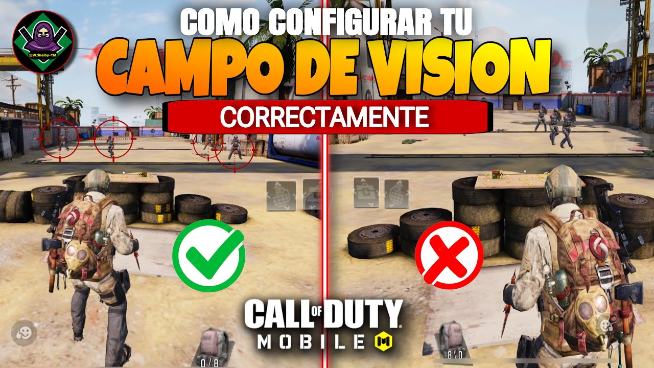 COMO CONFIGURAR TU CAMPO DE VISION | COD MOBILE | Tips y ...