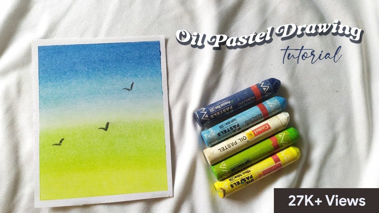 How to draw easy Oil Pastel Drawing For Beginners | Step-by-step ...