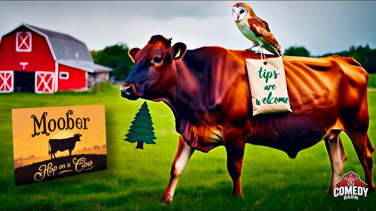 Moober. Hop aboard. Ride a cow. - YouTube
