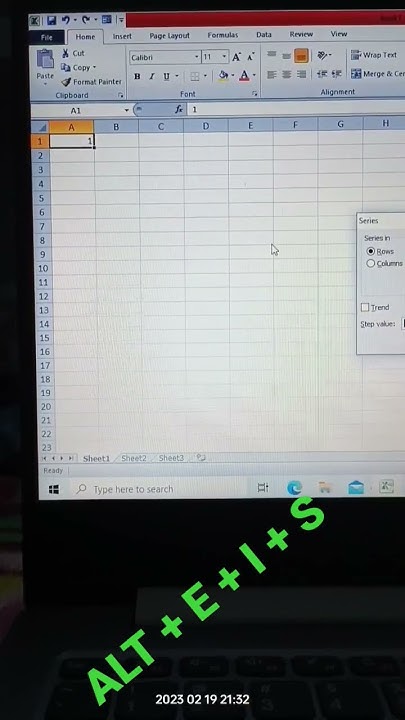 Quickly Fill Series 1 To 50 Or Above Numbers In A Few Seconds Without Typing Or Draging In Excel