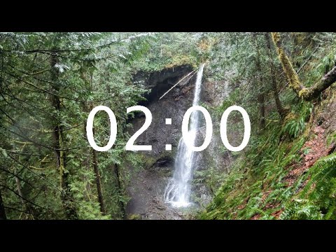 2 Minute Timer - Waterfall Classroom Countdown Timer - YouTube