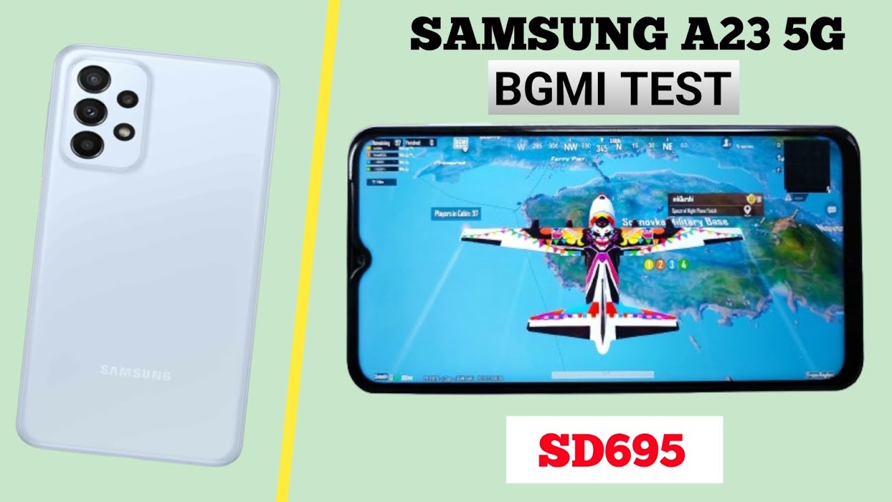SAMSUNG A23 5G BGMI TEST - YouTube