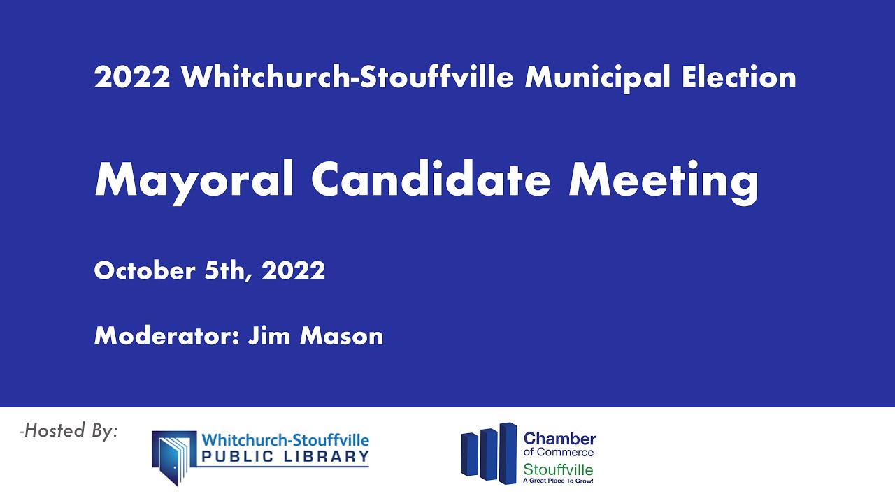 Mayoral Candidate Meeting October 05 2022 - YouTube
