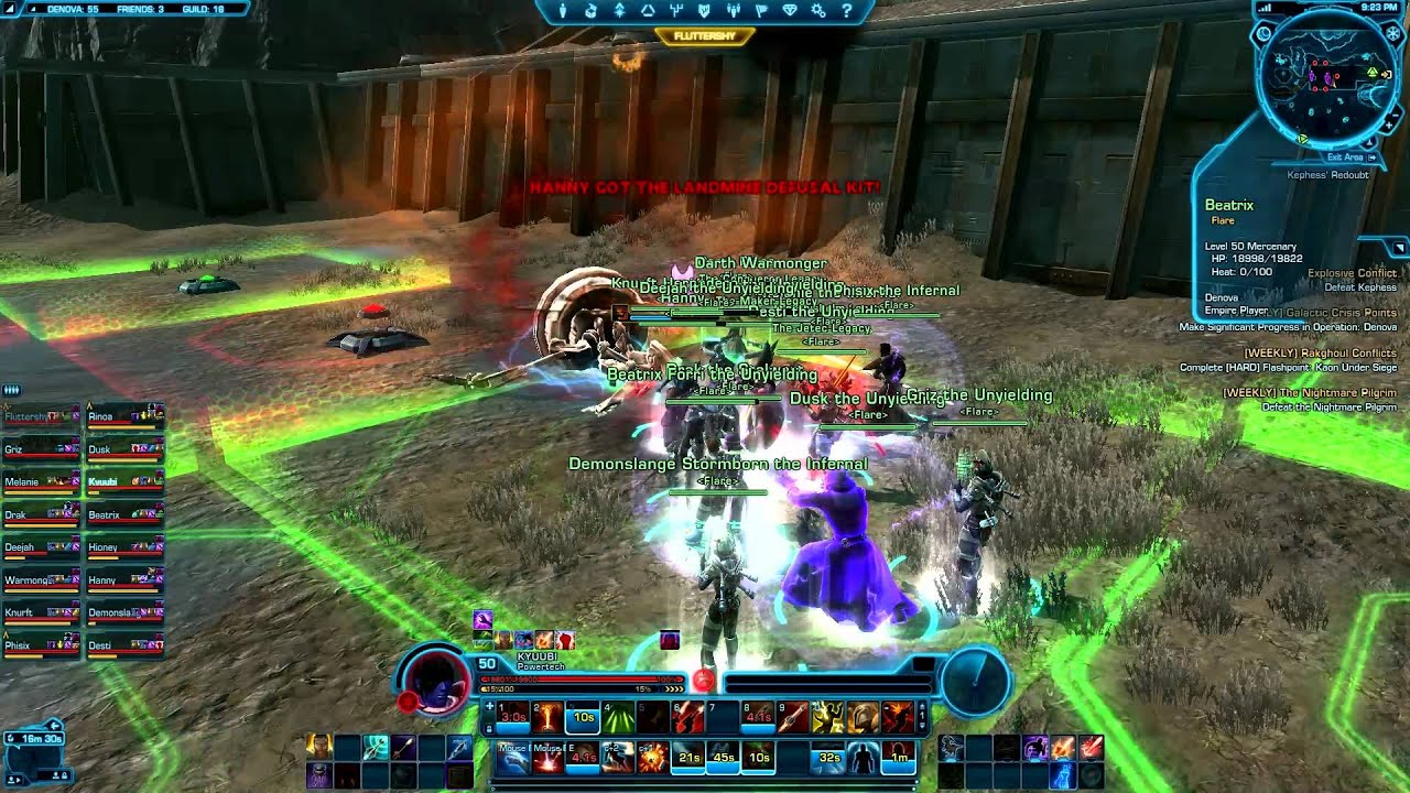 SWTOR - Denova [Story Mode]: Colonel Vorgath aka Minesweeper - YouTube
