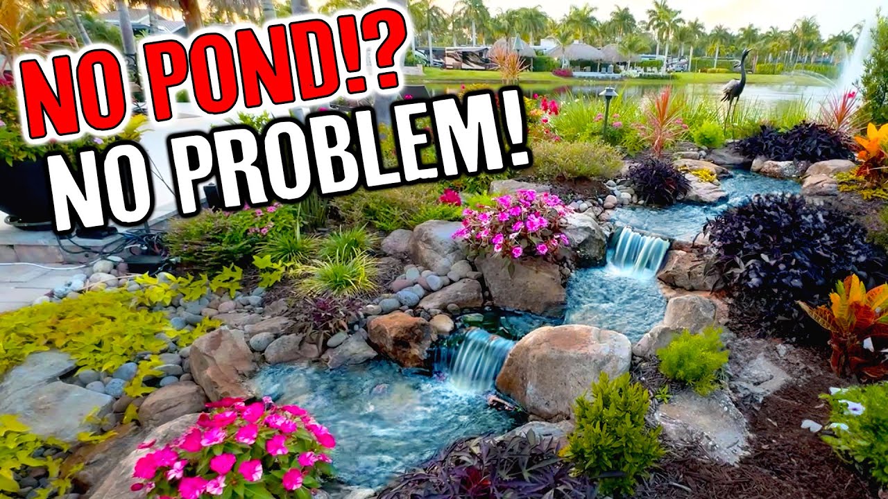 NO Pond ALL Waterfall. Sit and Chill - YouTube