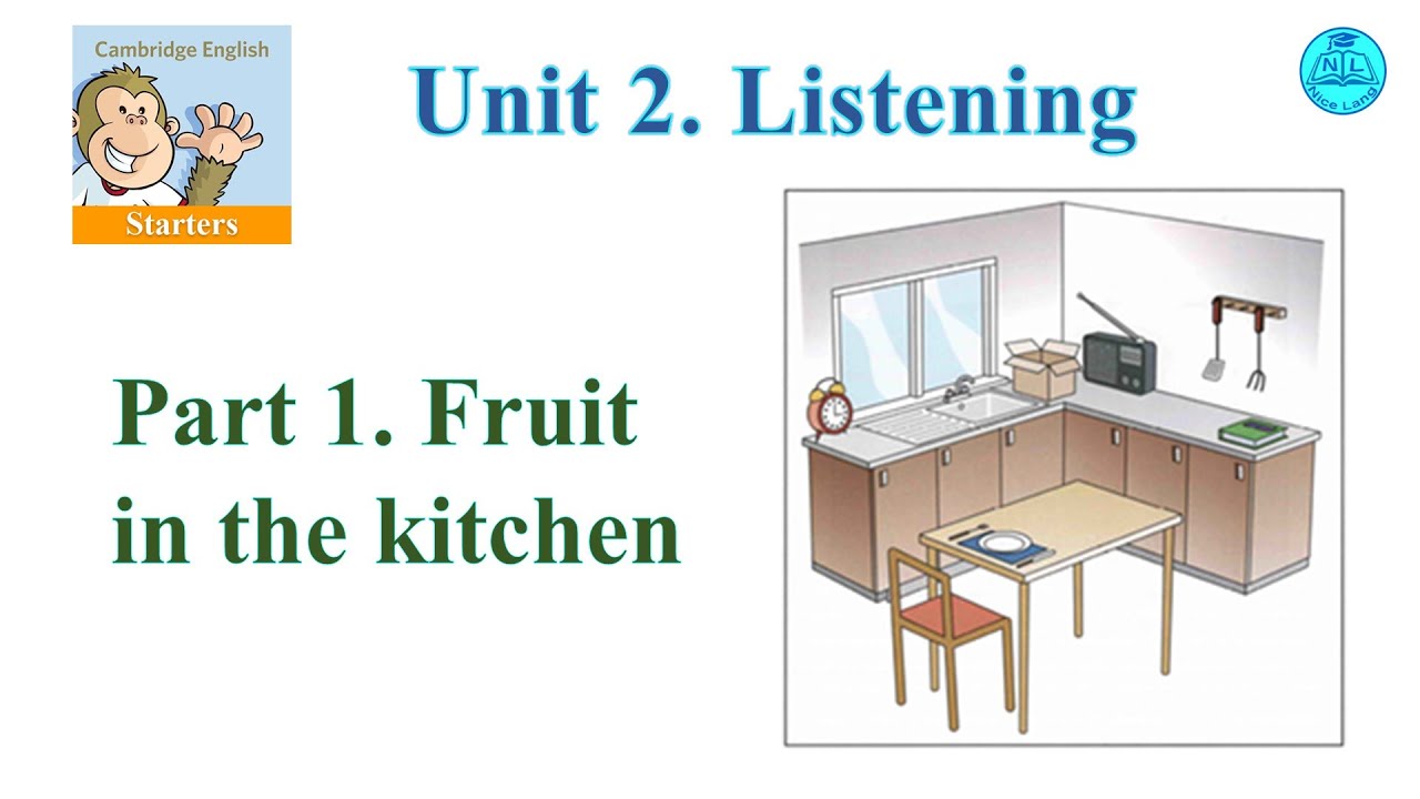 STARTERS | English for kids or beginners | Unit 2. Listening - YouTube