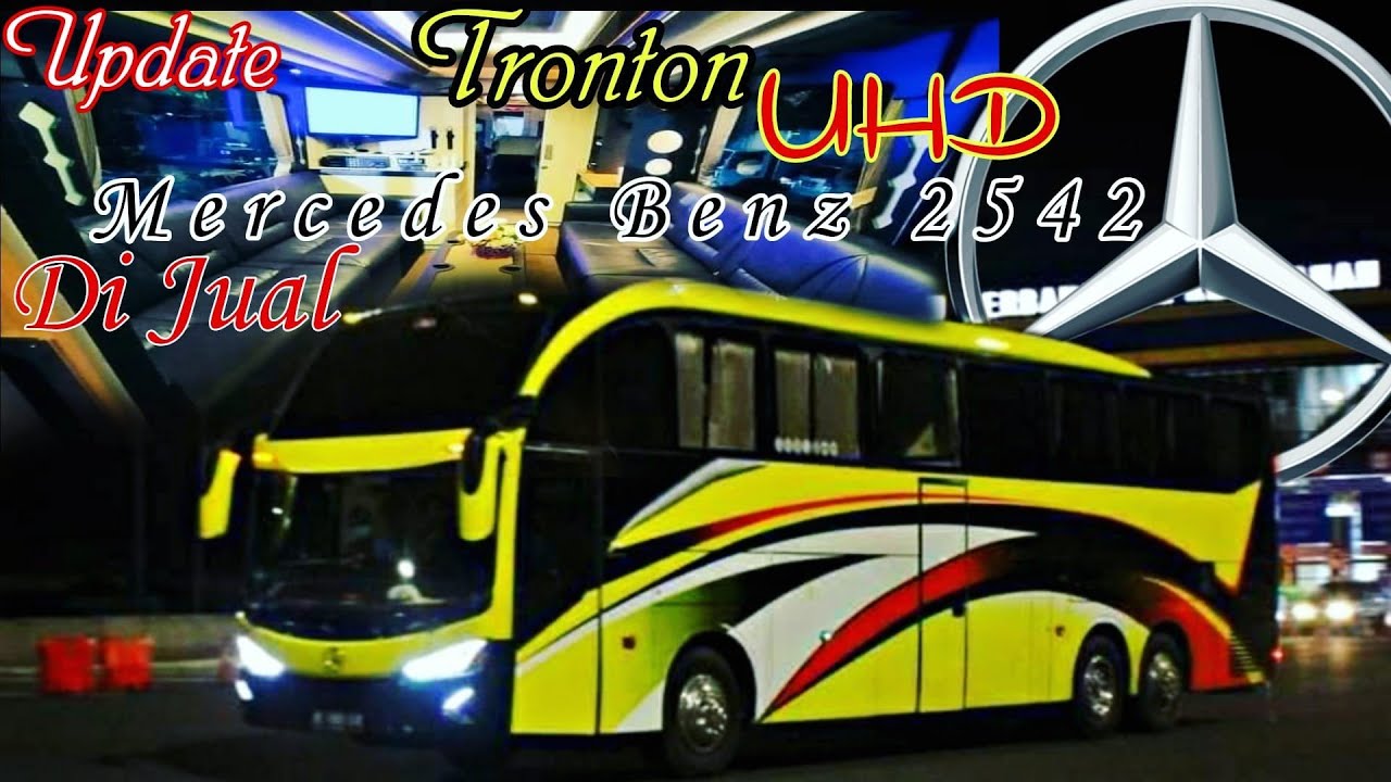 TRONTON MERCEDES BENZ 2542 DI JUAL|HARGA BUS BEKAS MURAH - YouTube
