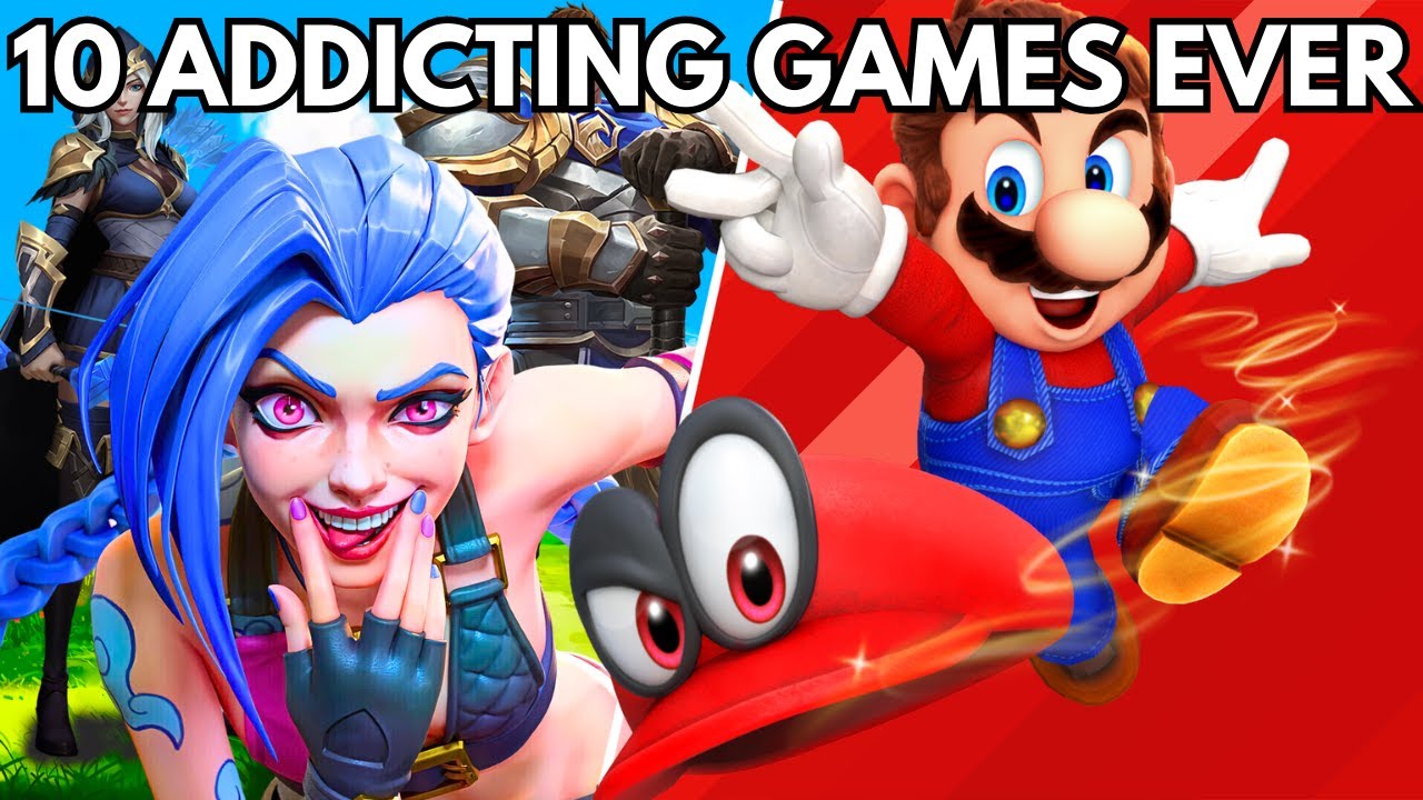 THE 10 FATALLY ADDICTING Video Games Of All Time!😳 SO ADDICTING YOU WON ...