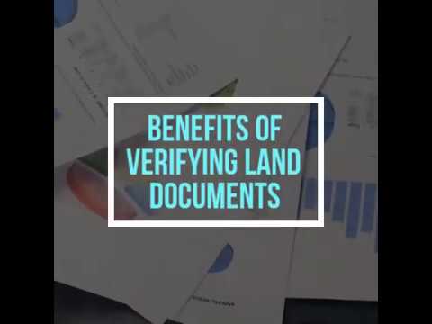 Land Documents Verification - How to do it | ReproAgency.com - YouTube